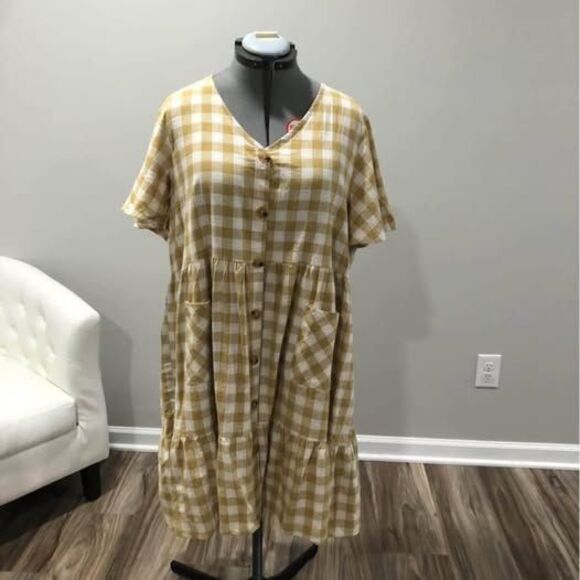 Hayden | Dresses | Dress Nwot X Hayden La 10 Cotton Pockets Ruffled ...